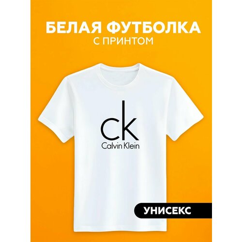 Футболка calvine cline, размер XXXL, белый