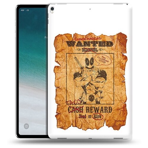 Чехол задняя-панель-накладка-бампер MyPads дедпул для iPad Pro 12.9 (2018) A1895/A1983/A2014 противоударный