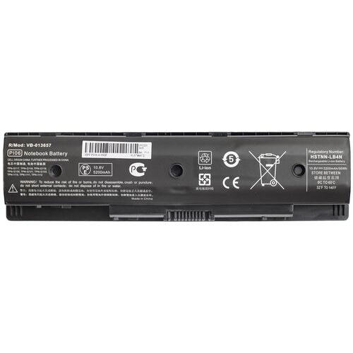 Аккумулятор PI06 для HP - 5200mah, HP Pavilion 15 / Pavilion 17 / Envy 15 / Envy 17 (HSTNN-LB4N / 710416-001 / 710417-001 / HSTNN-UB4N)