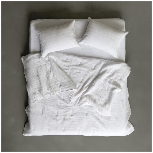 Муслиновое одеяло 160х240 см, цвет белый
