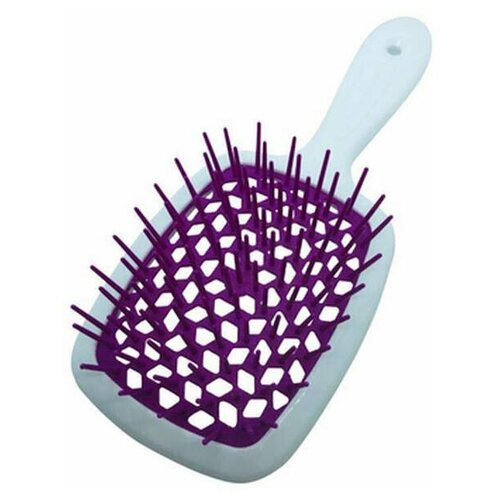 Расческа Janeke Superbrush The Original Italian Patent White/Violet