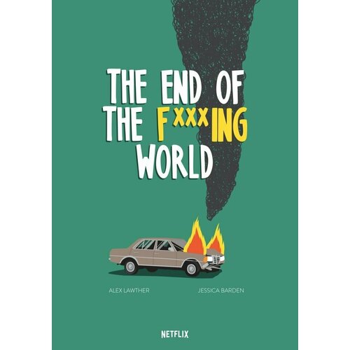 Плакат, постер на холсте The End Of The F***ing World/Конец ***го мира. Размер 30 х 42 см