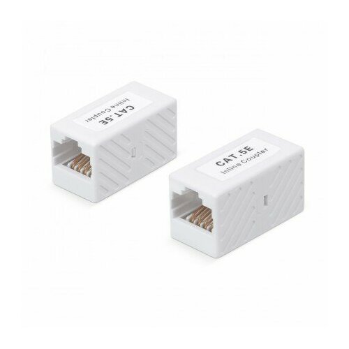 WRline Монтажное оборудование Проходной адаптер, RJ45-RJ45 8p8c , категория 5е, неэкранированный, цвет белый