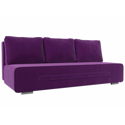 Прямой диван Приам, Микровельвет фиолетовый