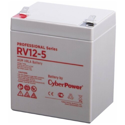 Аккумуляторная батарея CyberPower Professional RV 12-5 12В 5.7 А·ч