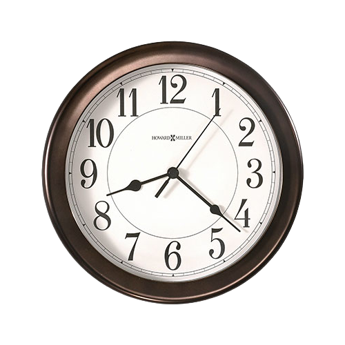 Часы настенные кварцевые Howard Miller Virgo, коричневый