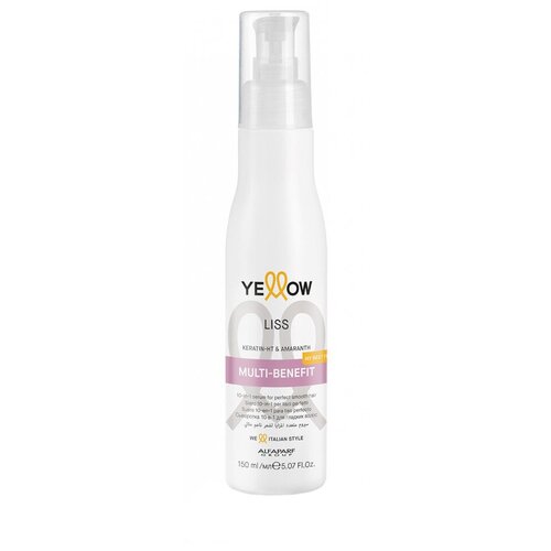 Yellow Liss Multi-Benefit Сыворотка 10-в-1 для гладких волос, 150 мл, бутылка
