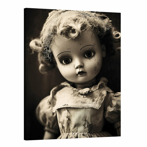 Интерьерная картина 50х70 "Кукла с тайнами"