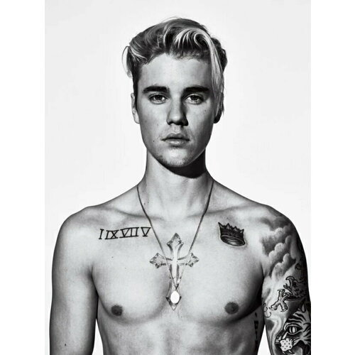 Плакат, постер на холсте Justin Bieber/Джастин Бибер/музыкальные/поп исполнитель/артист/поп-звезда/группа. Размер 42 на 60 см
