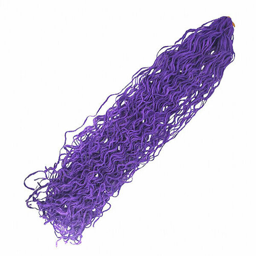 Канекалон Зизи, косички кудрявые, волосы для наращивания, афрокудри,140 см 100 г, цвет фиолетовый
