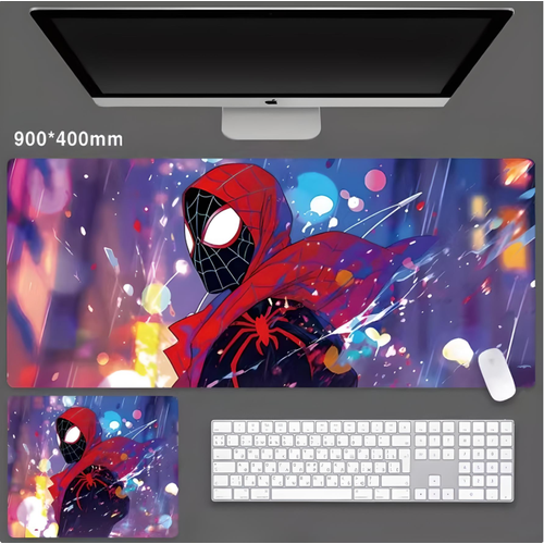Коврик для мыши большой 900 х 400 х 3 мм , Компьютерный коврик , Игровой коврик для мышки, Коврик игровой Spider-Man 4