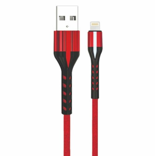 Кабель USB - 8 pin FaisON FS-K-1020 ARROW, 1.0м, 2.0A, цвет: красный