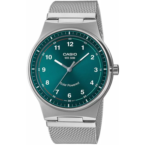 Наручные часы CASIO Collection MTP-RS105M-3B, зеленый, серебряный