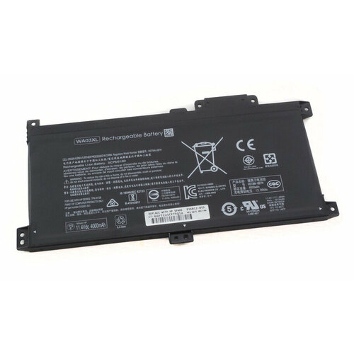 Аккумуляторная батарея для ноутбука HP WAO3XL 11.4V (4000mAh)