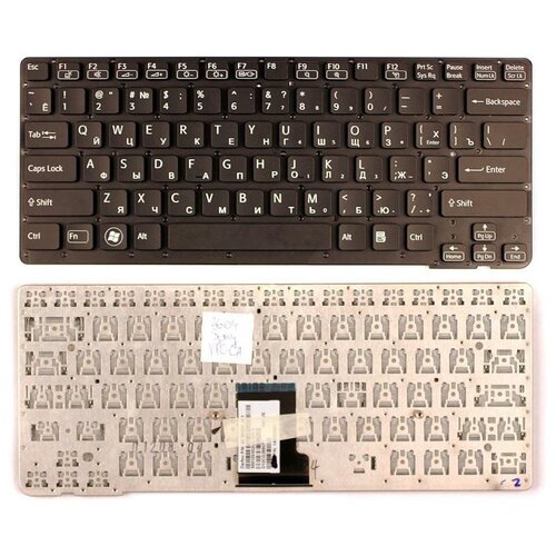 Клавиатура для ноутбука Sony Vaio VPC-CA3S1E/L черная без рамки