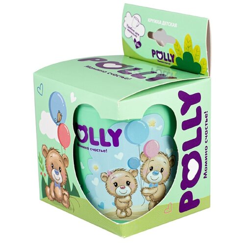 Кружка Полимербыт "POLLY" 0,2л с рисунком 27720