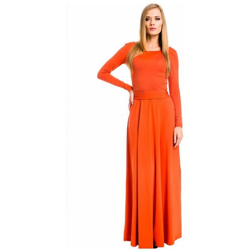 Платье MONDIGO, размер 42, оранжевый