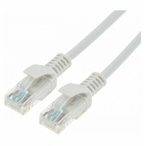 Кабель CAT-5E RJ-45 (патч-корд) серый, Длина: 7.5 м