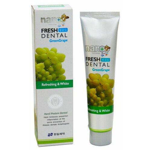 Hanil Зубная паста c экстрактом зеленого винограда / Nano Fresh Dental Green Grape Toothpaste, 160 мл