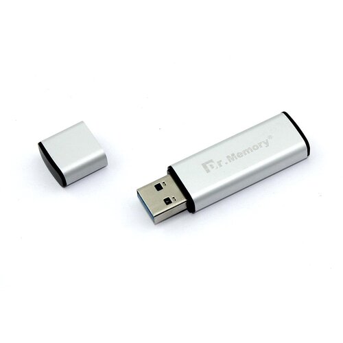 Флешка USB Dr. Memory 009 64Гб, USB 3.0, серебристый