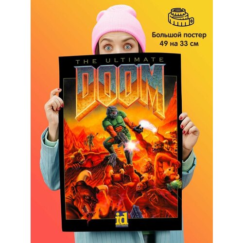 Постер плакат Doom Дум