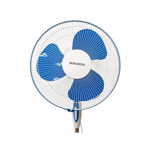 Напольный вентилятор Bonaffini ELF-0005, диаметр 40 см, 40 Вт, цвет белый/синий