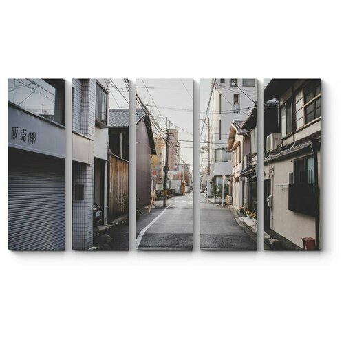 Модульная картина Узкие улочки Киото120x72