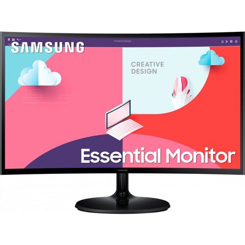 Монитор Samsung 23.8" S24C360EAI черный VA LED 16:9 HDMI матовая 250cd 178гр/178гр 1920x1080 75Hz FreeSync VGA FHD 3.1кг