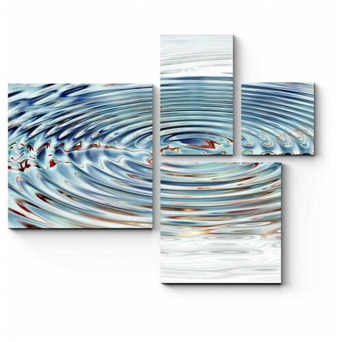 Модульная картина Круги на воде112x93
