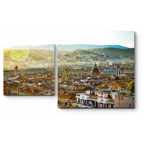 Модульная картина Панорама, Ницца, Франция90x54