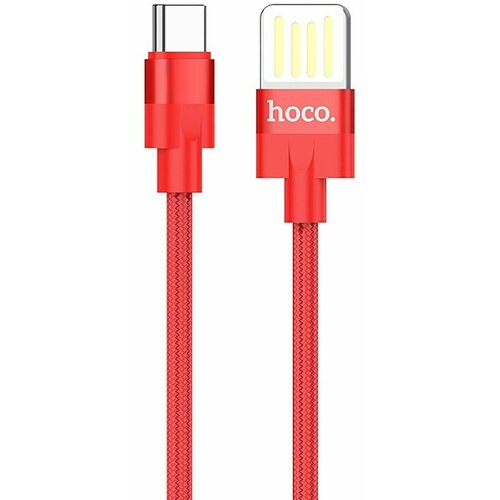 Кабель USB - Type-C, Hoco U55 Outstanding, красный, 1 шт.