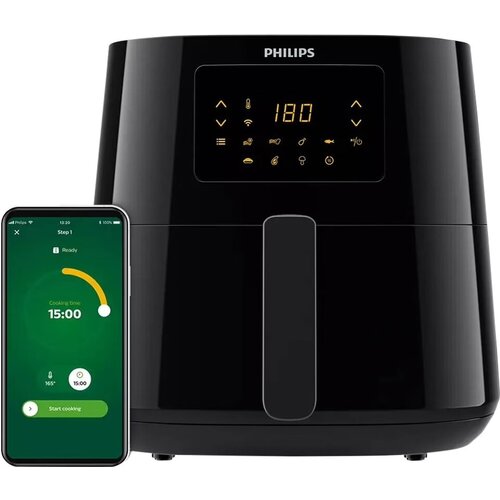 Фритюрница Philips Essential HD9280/70 Single Deep Fryer Black, Silver