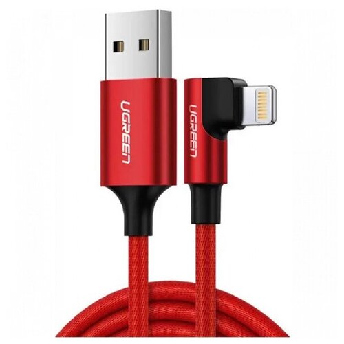 Аксессуар Ugreen US299 USB-A - Lightning 1m Red 60555