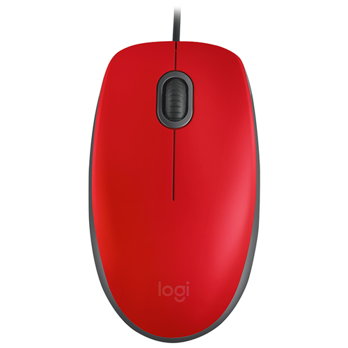Мышь Logitech M110 Silent, красный