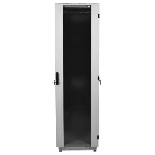 Телекоммуникационный напольный шкаф ЦМО стеклянная дверь, серый ШТК-М-47.6.10-1ААА
