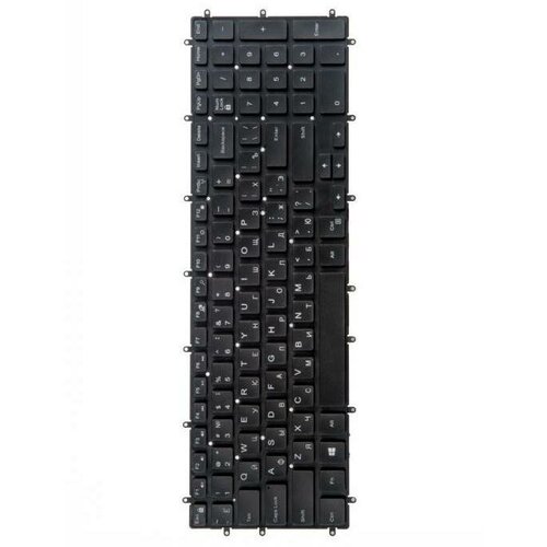 Клавиатура (keyboard) для ноутбука Dell Inspiron 15-5565, 5567, 5570, 7000 черная с подсветкой, 09J9KG