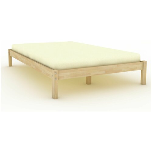 Двуспальная кровать "Берёзка 4" без покрытия, 120x190 см, ORTMEX