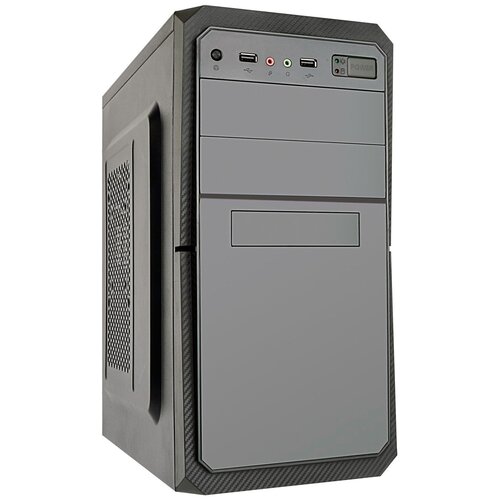 Корпус Minitower ExeGate BA-202-AA450 (mATX, БП AA450 с вент. 8см, 2*USB, аудио, черный)