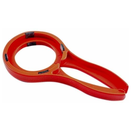 Открывалка ключ для банок с винтовыми крышками диаметром 66 и 82 мм, красный