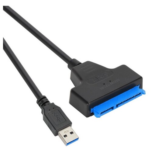 Переходник/адаптер VCOM USB - SATA (CU815), 0.15 м, 1 шт., черный