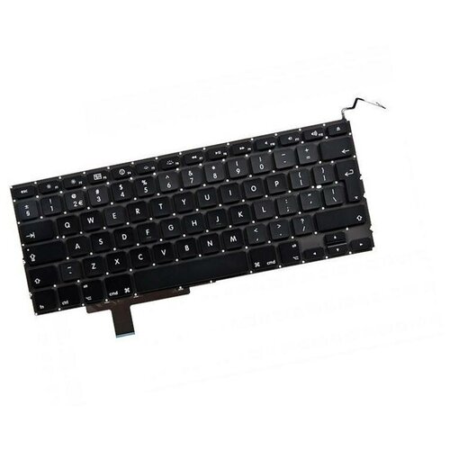Клавиатура (keyboard) для Apple MacBook Pro 17 A1297, Early 2009 - Late 2011, Г-образный Enter UK