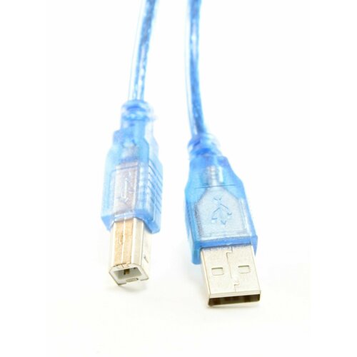 USB Кабель (USB 2.0 - А-В) 1,5м в оплетке, с фильтром (принтер)