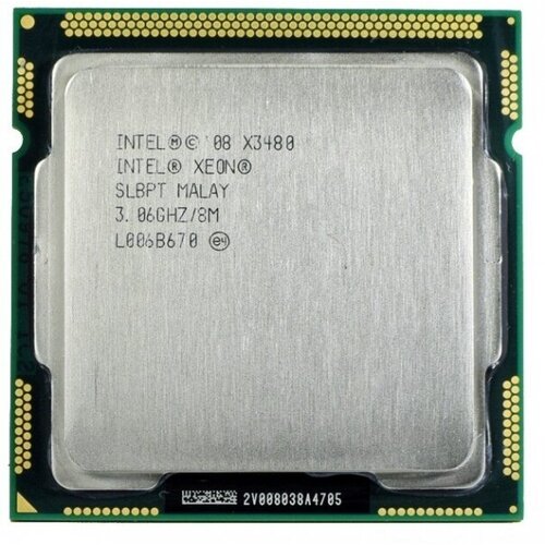 Процессор Intel Xeon X3480 Lynnfield LGA1156,  4 x 3067 МГц, OEM