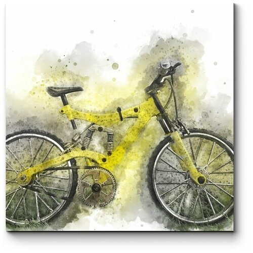 Модульная картина Абстрактный велосипед 100x100