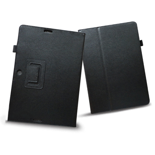 Чехол-обложка с подставкой для Asus MeMo Pad FHD 10 ME302/ME302KL черный кожаный