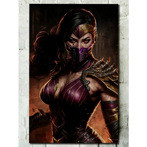 Картина интерьерная на рельефной доске ОСП игра Mortal Kombat - 11670