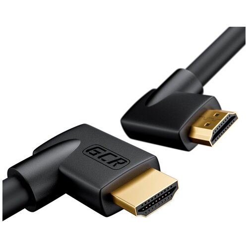 Кабель GCR HDMI (правый угол) - HDMI (правый угол) (GCR-HMAC2), 1 м, черный
