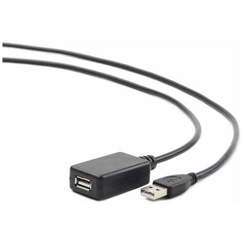 USB удлинитель активный Cablexpert UAE016-BLACK 4.5m