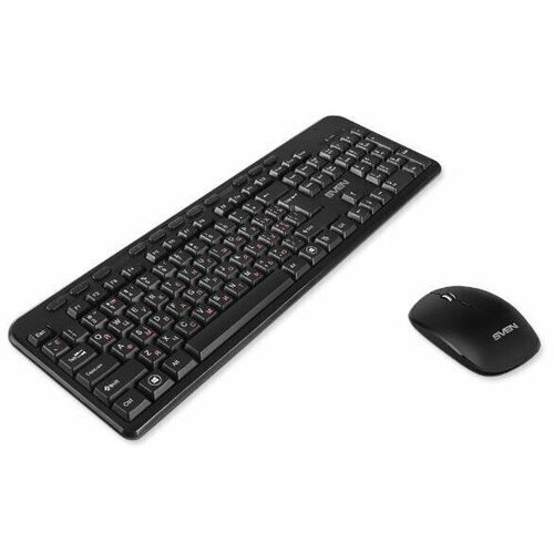 Клавиатура+мышь беспроводная SVEN KB-C3200W черный. Товар уцененный