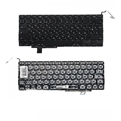 Keyboard / Клавиатура для Apple MacBook Pro 17 A1297, Early 2009 Late 2011, Г-образный Enter RUS